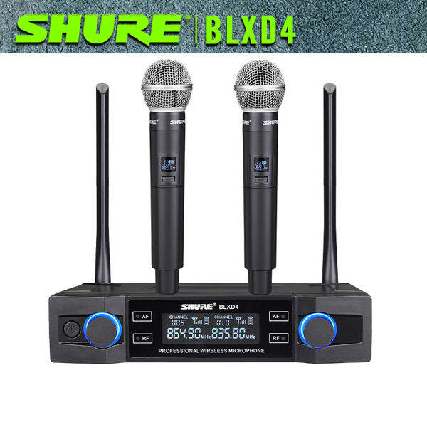 shure/BLXD4 wireless microphone original branded,Karaoke Mic,UHF ...