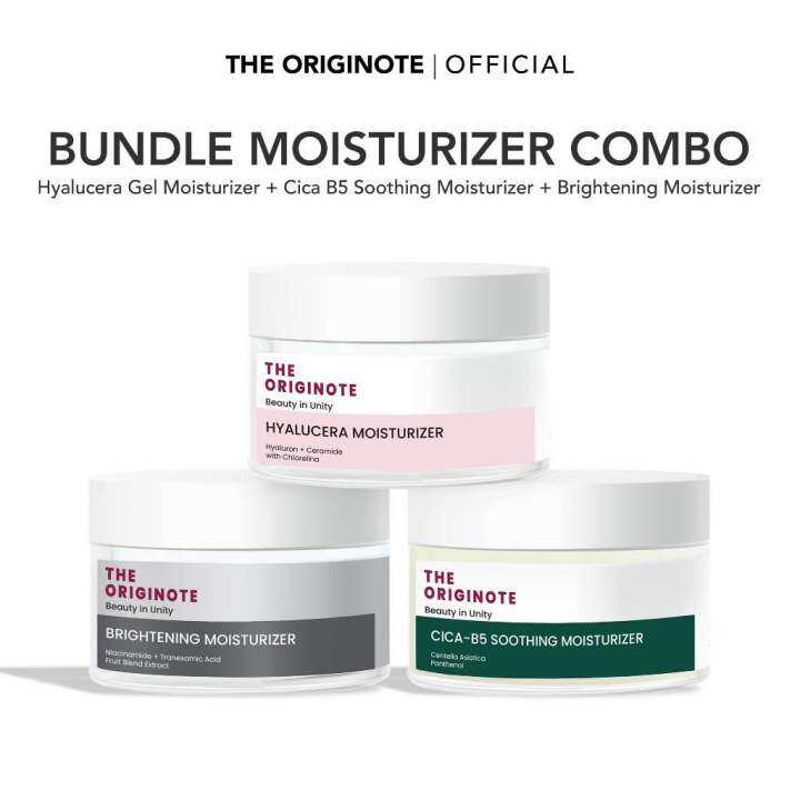 The Originote Bundle Moisturizer All Varian - Hyalucera Gel Moisturizer ...
