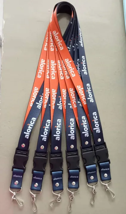 ALORICA ID LACE LANYARD/ORANGE-BLUE NEW | Lazada PH
