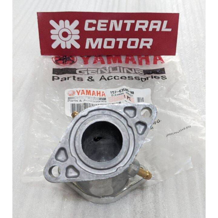 MANIPOL MANIFOLD MANIPUL INTAKE INTEK KARBURATOR KARBU jupiter MX lama old ORI YAMAHA 1S7-E3586 ...