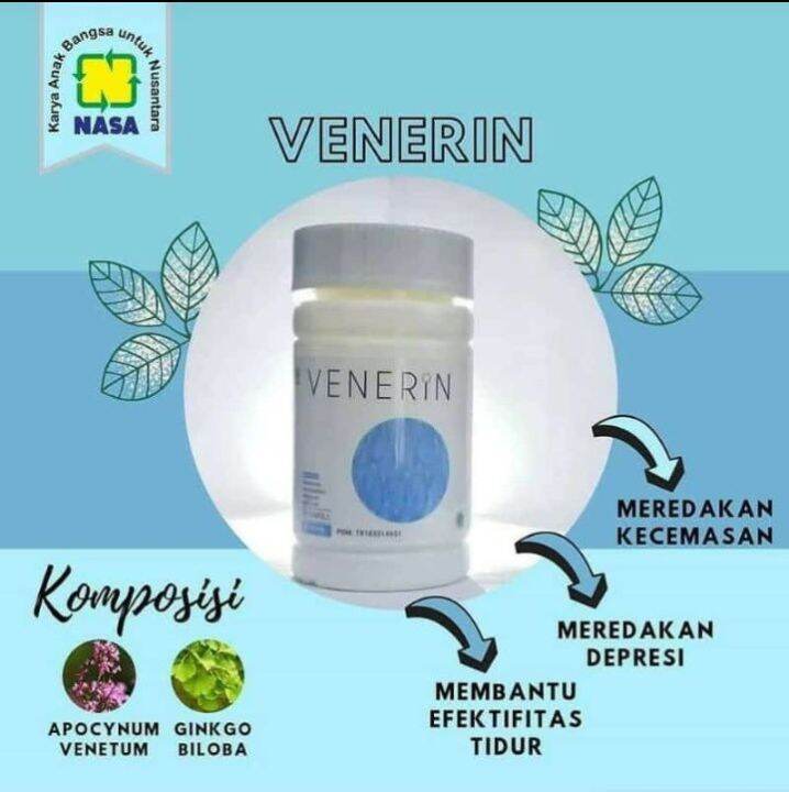 VENERIN HERBAL NASA OBAT MENGATASI INSOMNIA & GANGGUAN TIDUR/ MEMBUAT ...
