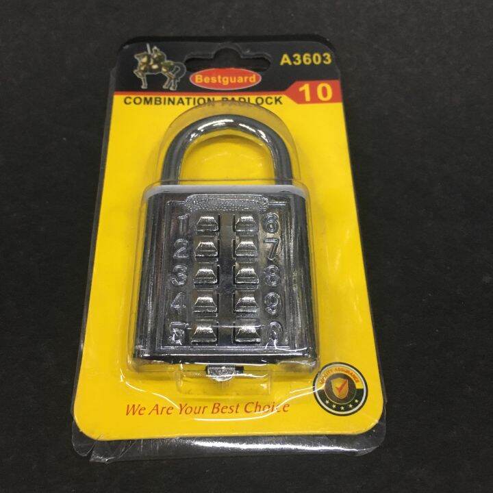 Combination Padlock A3603 | Lazada PH