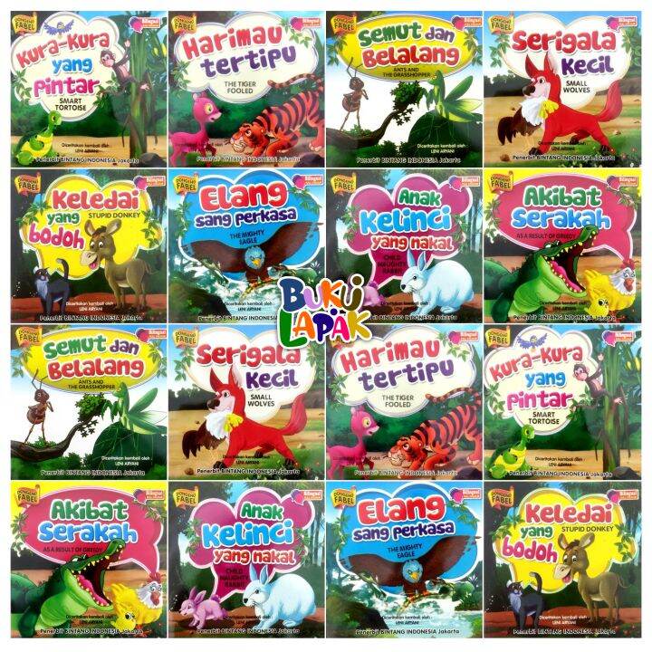 Bukulapak Buku Cerita Anak Bergambar Seri Dongeng Fabel Hewan Bilingual ... Bukulapak Buku Cerita Anak Bergambar Seri Dongeng Fabel Hewan Bilingual ...