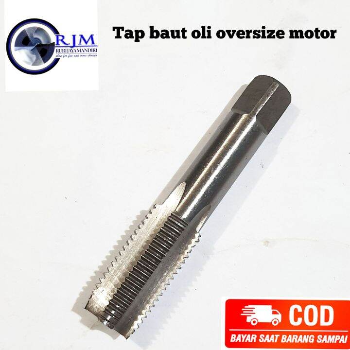 Tap baut oli oversize motor M14x1.5 tap baut 19 kasar sedang bukan tap baut 10 | Lazada Indonesia
