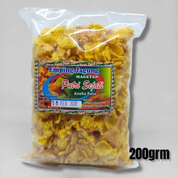 Emping Jagung Original Mateng Emping Jagung Asin Gurih Keripik Jagung ...