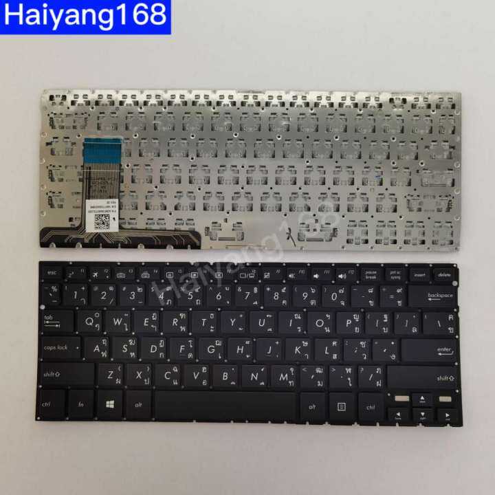 Keyboard คีย์บอร์ดใช้กับ Asus UX303 UX303U ภาษาไทย-อังกฤษ | Lazada.co.th