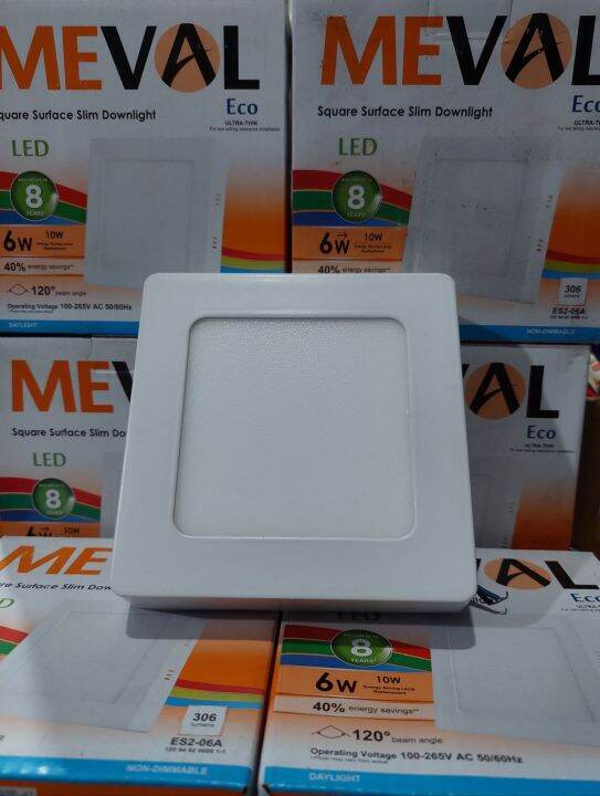 lampu led downlight 6w ob panel kotak MEVAL 6w | Lazada Indonesia