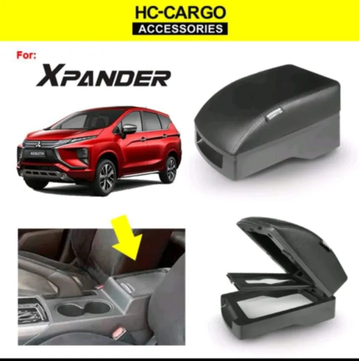 Mitsubishi XPander Arm Rest Leather Quality (prefect fitting) | Lazada