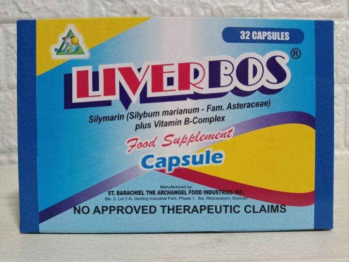 LIVERBOS Silymarin Plus Vitamin B-Complex 32capsules 2026 Expiry ...