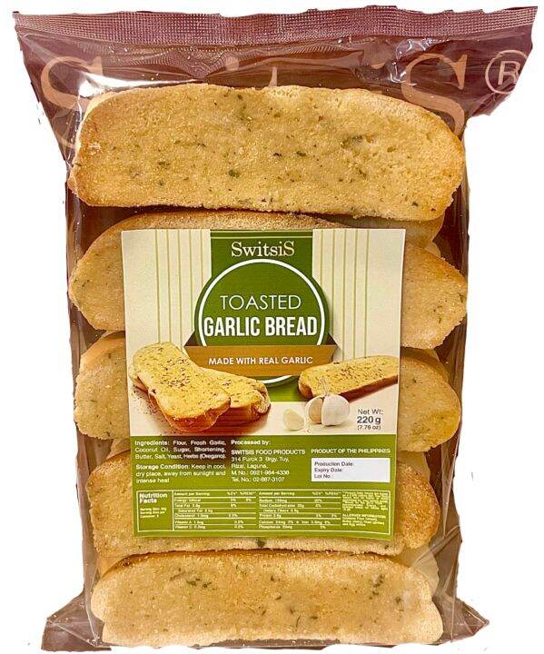 Switsis Toasted Garlic Bread Family Pack (220g) | Lazada PH