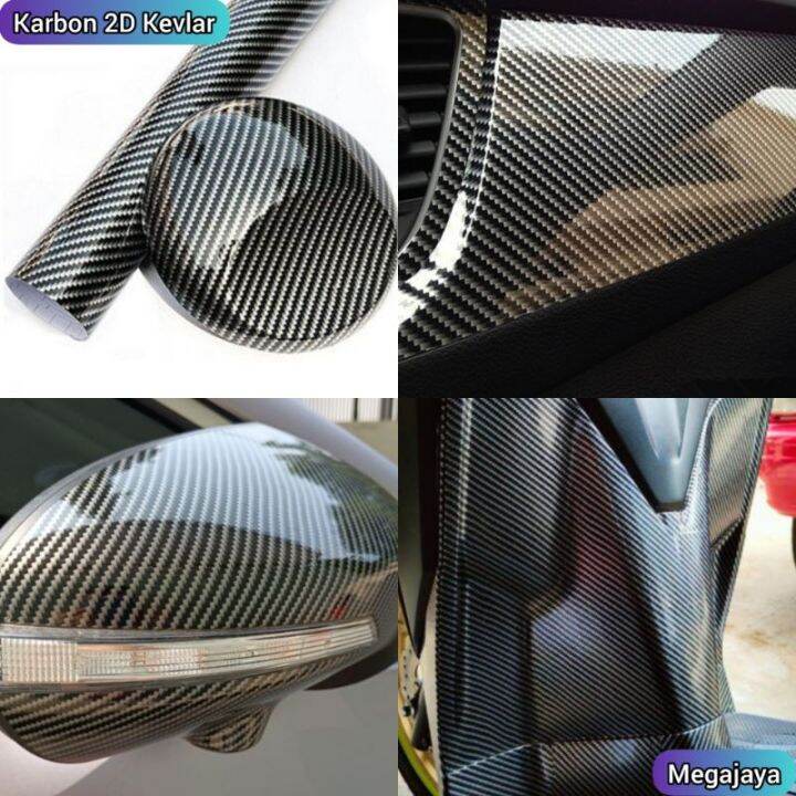 Stiker Carbon Skotlet Karbon 6D Sticker Karbon Kevlar Motor Mobil ...