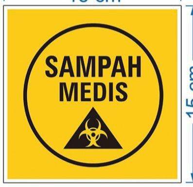 STIKER SAMPAH MEDIS | Lazada Indonesia