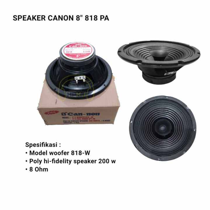 SPEAKER CANNON 8" 818 PA Spiker cannon 818 pa | Lazada Indonesia
