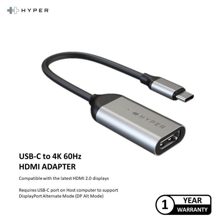 Hyperdrive USB-C to 4K 60HZ HDMI Adapter | Lazada