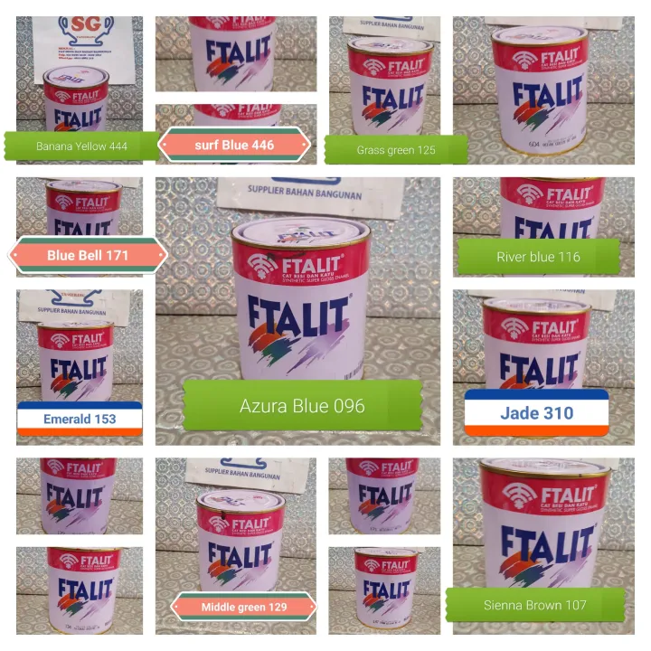 Ftalit Cat besi Dan Kayu Sintetic 1 kg Berbagai Warna | Lazada Indonesia