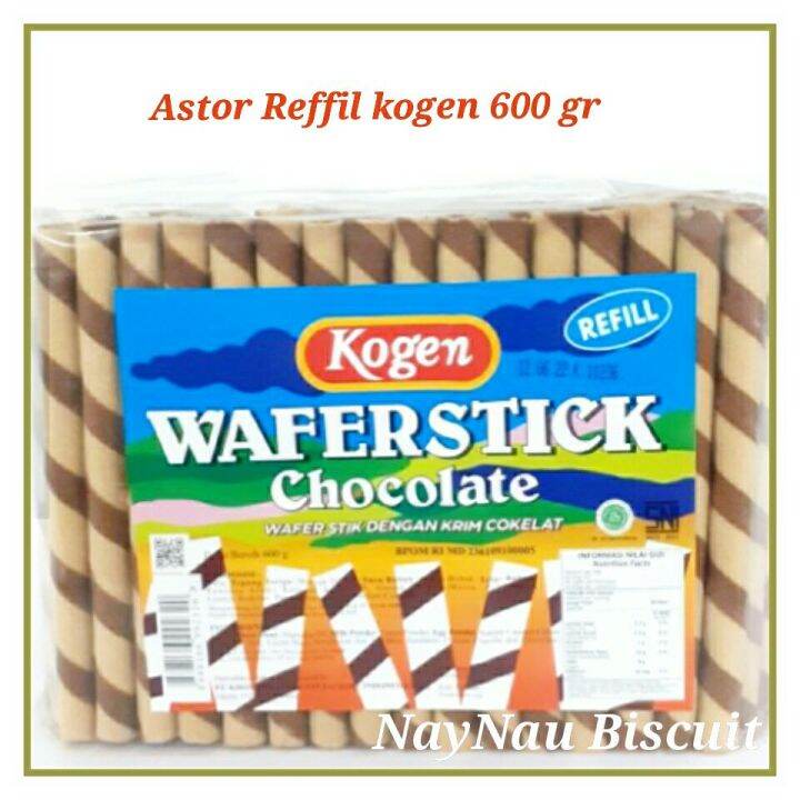 ASTOR KOGEN Refill 500 gr - Wafer Stick kogen coklat | Lazada Indonesia
