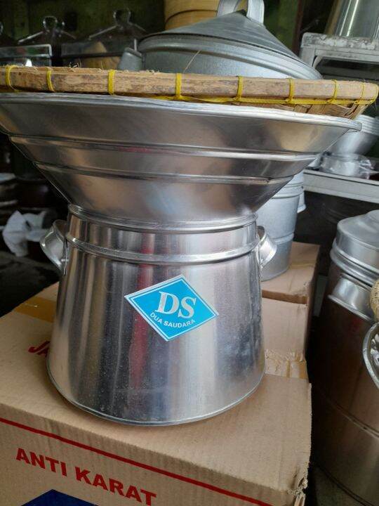 seeng dandang langseng almunium + kukusan bambu | Lazada Indonesia