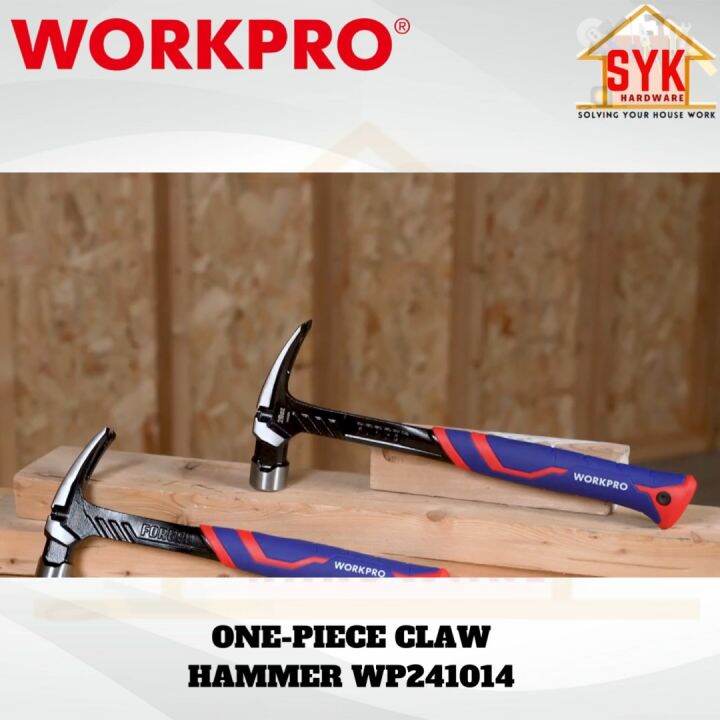 SYK Workpro WP241014 One-Piece Claw Hammer Nails Tool Magnetic Holder ... SYK Workpro WP241014 One-Piece Claw Hammer Nails Tool Magnetic Holder ...
