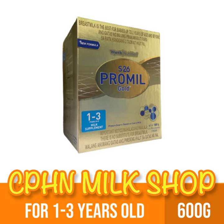 S-26 PROMIL GOLD THREE 600g 1-3 Years Old Milk Supplement | Lazada PH