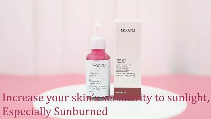 [MOOYAM] PEELING SOLUTION AHA 30% + BHA 2% - MENCERAHKAN, MENGENCANGKAN ...