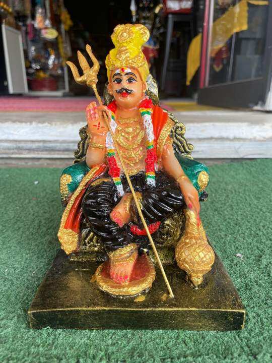 Muniswaran Marble Statue Black | Lazada
