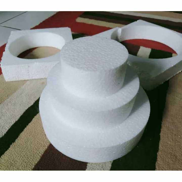 Styrofoam BULAT Diameter 40/Gabus Money Cake/Gabus Dummy Cake styrofoam ...