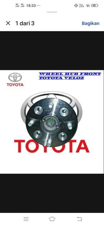 Wheel Hub ,Nap roda depan AVANZA Veloz,ori | Lazada Indonesia