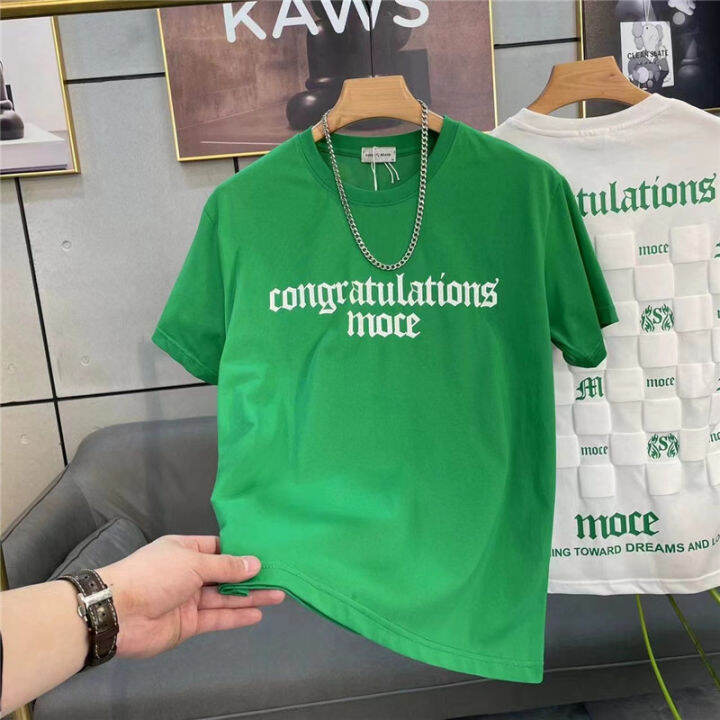 เสื้อทีเชิ้ตแบบเดียวกับใน TikTok Kwai เสื้อแขนสั้นแฟชั่นแบบใหม่ฤดูร้อน ...