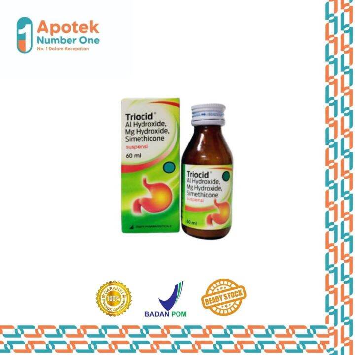 TRIOCID SIRUP 60 ml Obat Asam Lambung | Lazada Indonesia