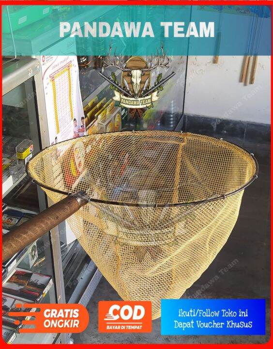 SEROKAN SESER IKAN NILON KUNING | SAIR IKAN BAHAN NILON UKURAN JUMBO ...