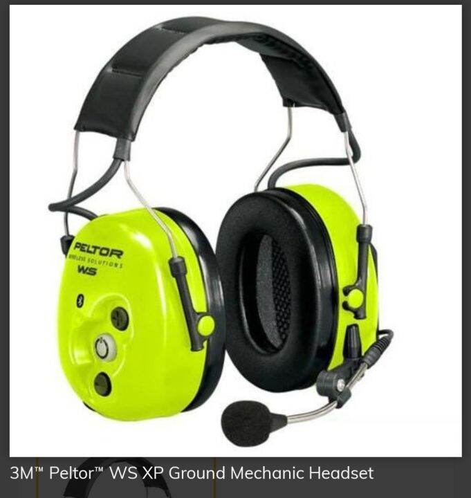 หูฟัง Peltor Ground Mechanic WS headset XP มือสอง | Lazada.co.th