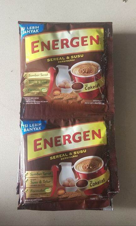 ENERGEN sereal dan susu rasa Coklat | Lazada Indonesia