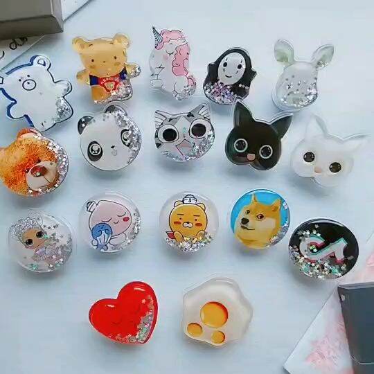 Griptok Liquid Unicorn popsocket การ์ตูนติดหลังมือถือ ที่ติดโทรศัพท์ ที่ติดหลังมือถือ กริบต็อก ...