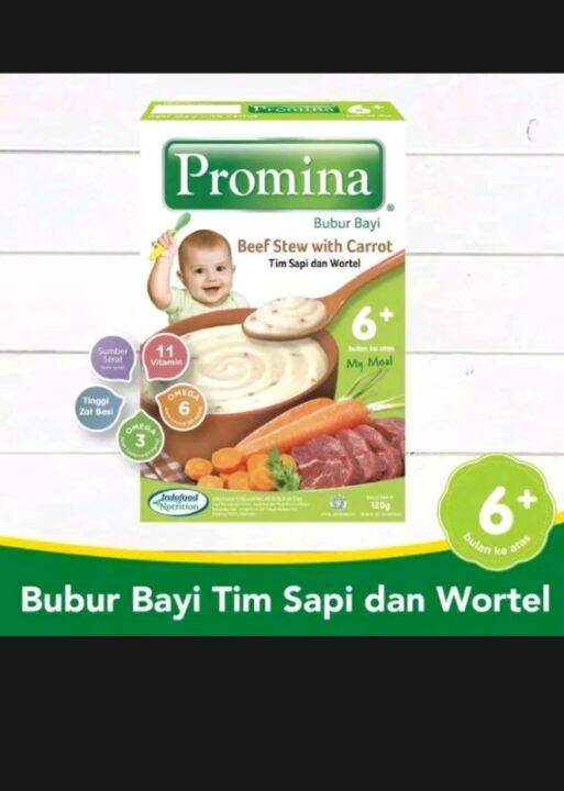 Promina Bubur Bayi 6 bulan+ Kotak 120 Gram ( 6 Varian) | Lazada Indonesia
