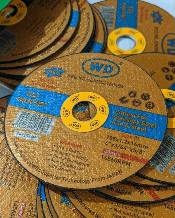 Batu Gerinda WD Tipis 4 inch Pisau Potong Besi Stainless Cutting Wheel ...
