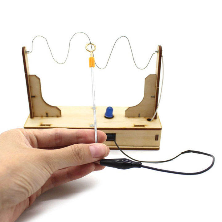 DIY Electric Maze Game Mainan Electricity Maze Electric Shock Maze ...