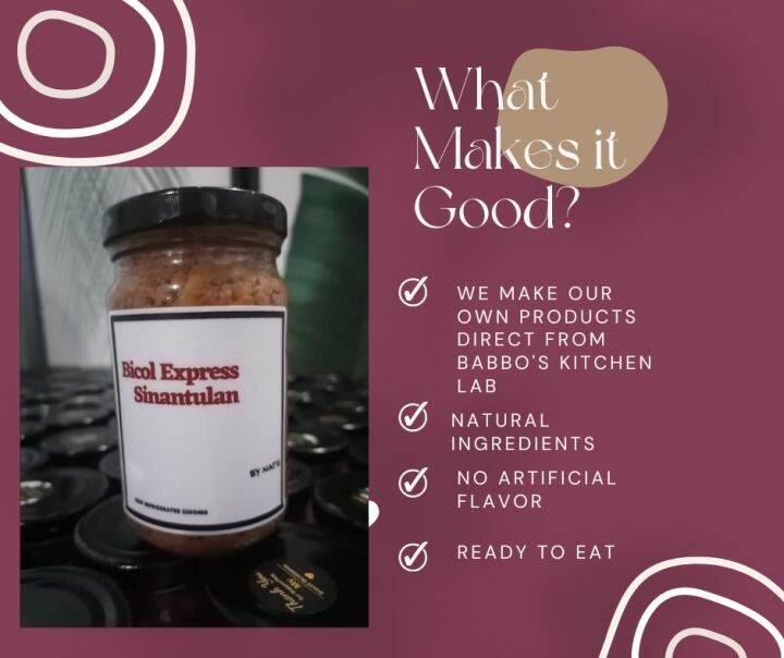 Bicol Express Sinantulan/Nats gourmet/Bottled products/280grams | Lazada PH