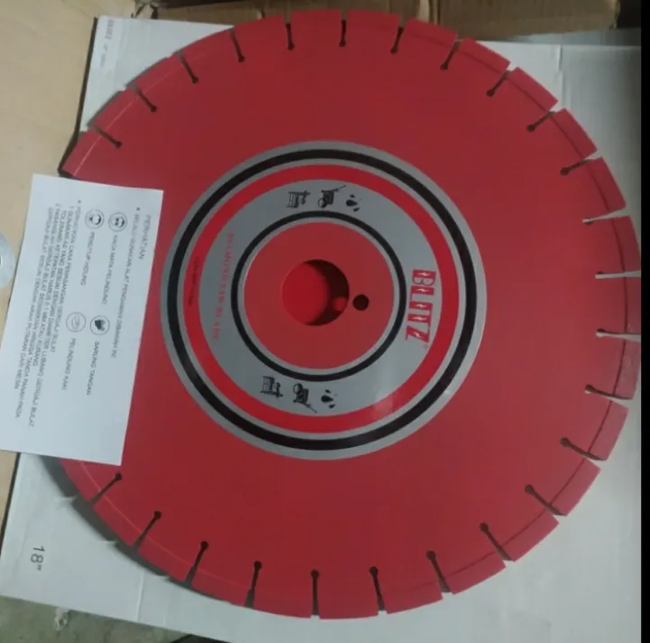 DIAMOND CONCRETE CUTTER DRY BLITZ MATA PISAU BETON ASPAL 16 inchi ...