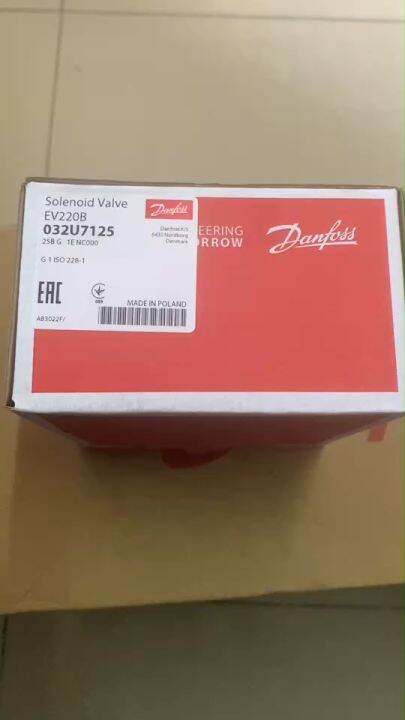 Danfoss 032U7125 EV220B, Solenoid valve, G, NC, EPDM | Lazada.co.th