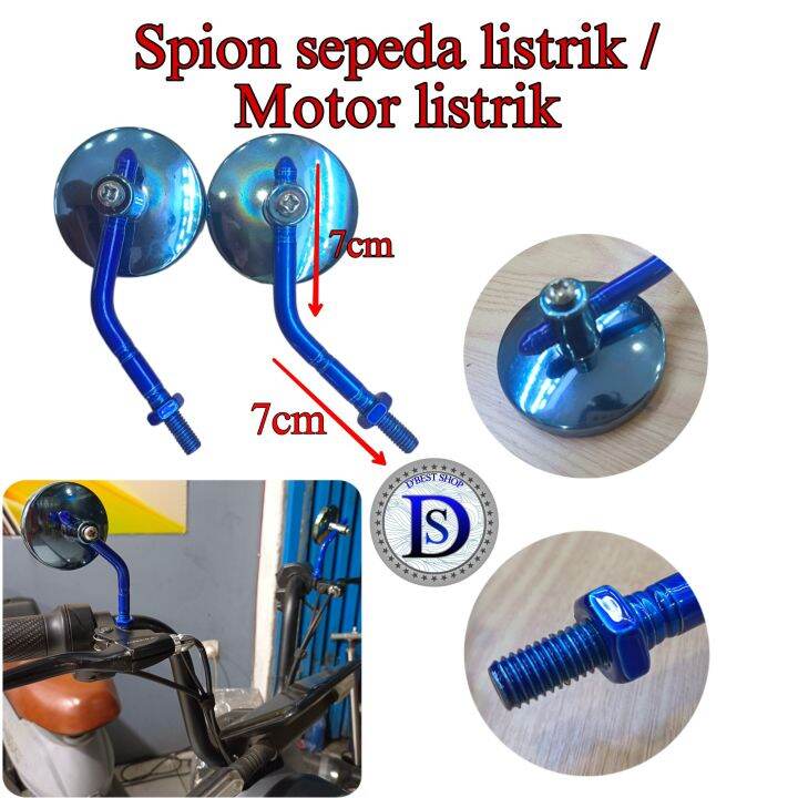 Kaca spion sepeda listrik / motor listrik Universal Drat 12 | Lazada ...
