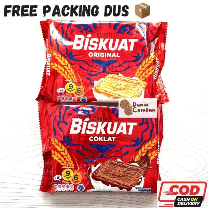 [TERMURAH!] Biskuit Biskuat 134.4gr Satuan - Biskuit Original Chocolate ...