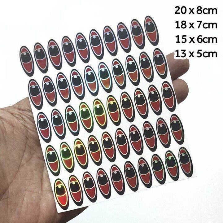 Stiker Mata Ikan Pancing 2D Untuk Umpan Casting Jig | Lazada Indonesia