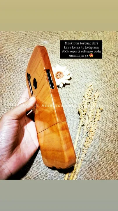 casing Handphone kayu/hardcase kayu solid/Casing handphone | Lazada ...