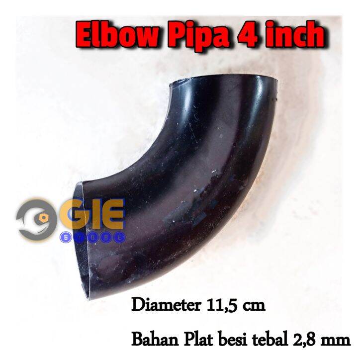 Elbow Keni Elbo besi pipa 4 inch in Aksesoris ornamen Pagar dan tralis ...