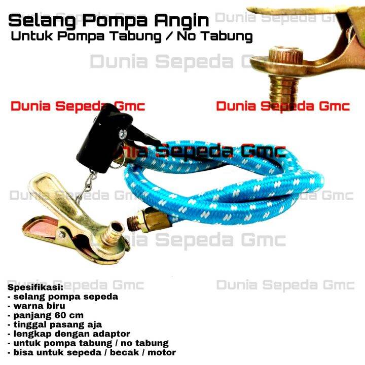 Selang Pompa Sepeda Motor Kompa angin tabung / no tabung pentil AV ...