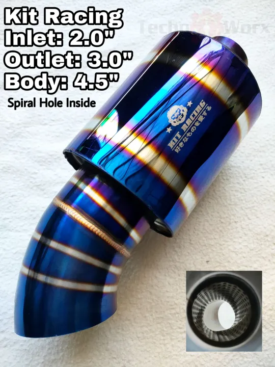 KIT Racing Muffler High Quality Titanium Spiral universal Thailand ...