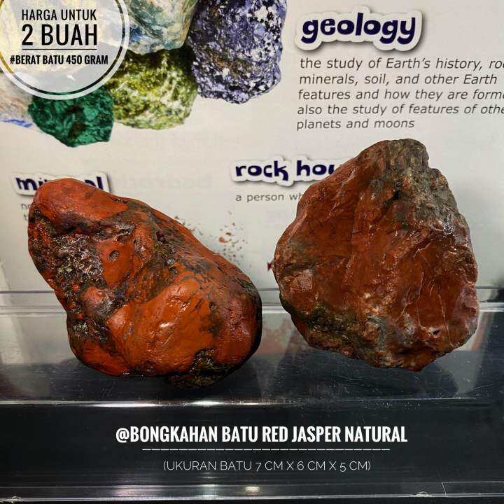 Bongkahan Batu Red Jasper L46 atau Batu Jesper Merah atau Batuan ...