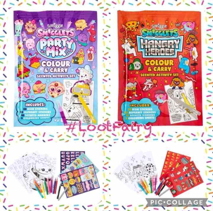 SMIGGLE COLOUR AND CARRY SCENTED ACTIVITY SET | Lazada PH