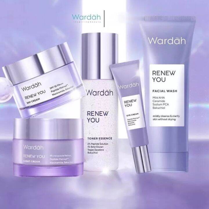 Wardah Renew You Night Package Anti Aging Treatment | Lazada