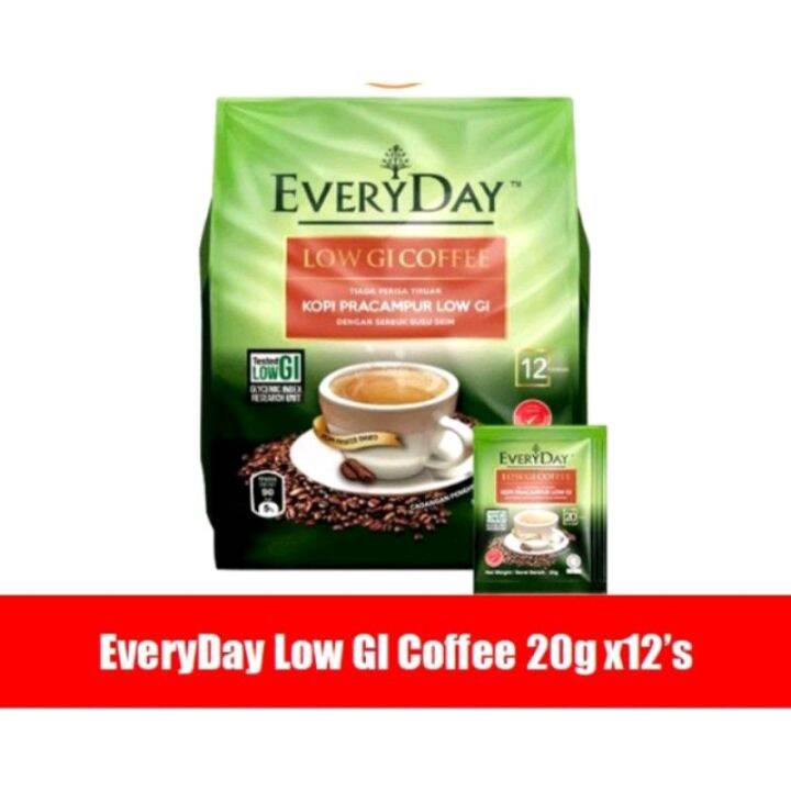 EVERYDAY LOW GI Coffee 20g x 12's Diabetic friendly | Lazada